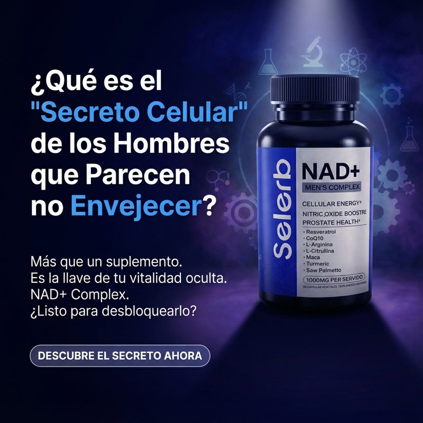 Selerb NAD+ Men’s Complex – Energía Celular 60-Capsulas – A lo Natural